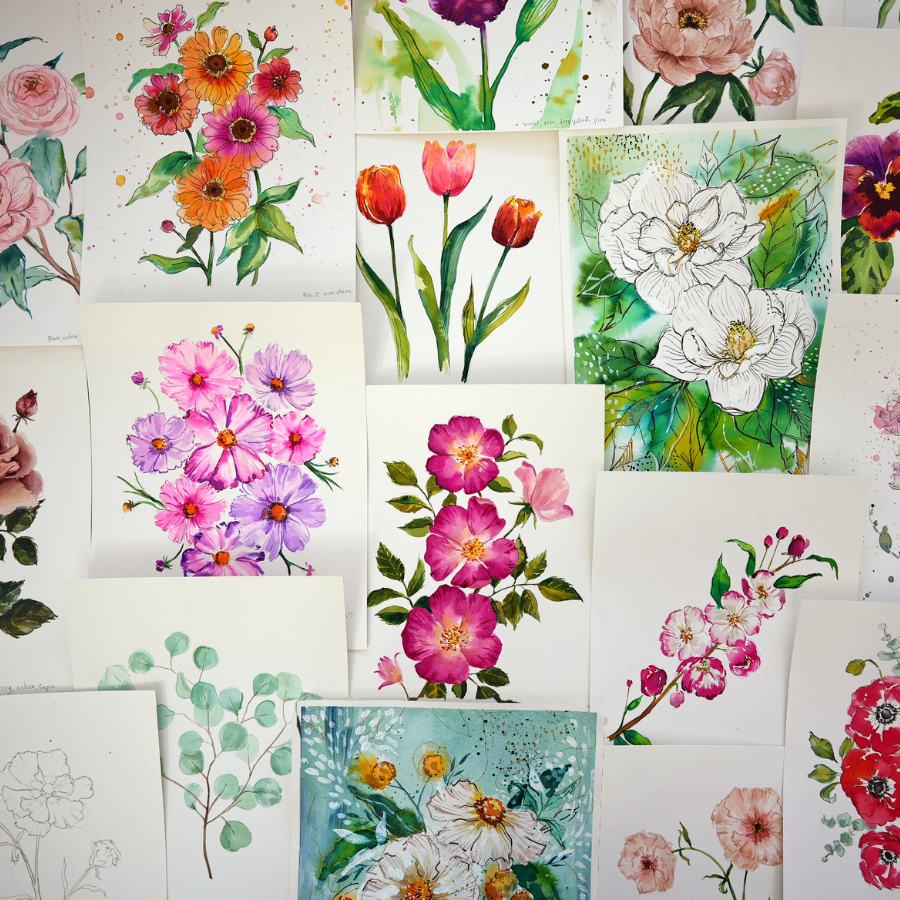 Floral Workbook by Sarah Cray – Let's Make Art
