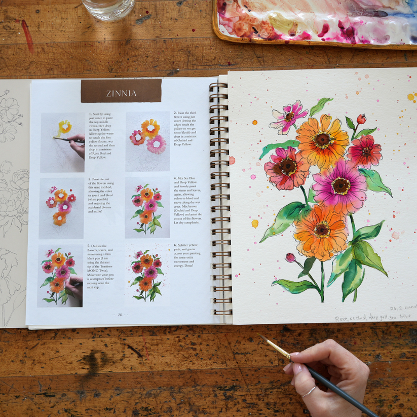 Floral Workbook by Sarah Cray – Let's Make Art